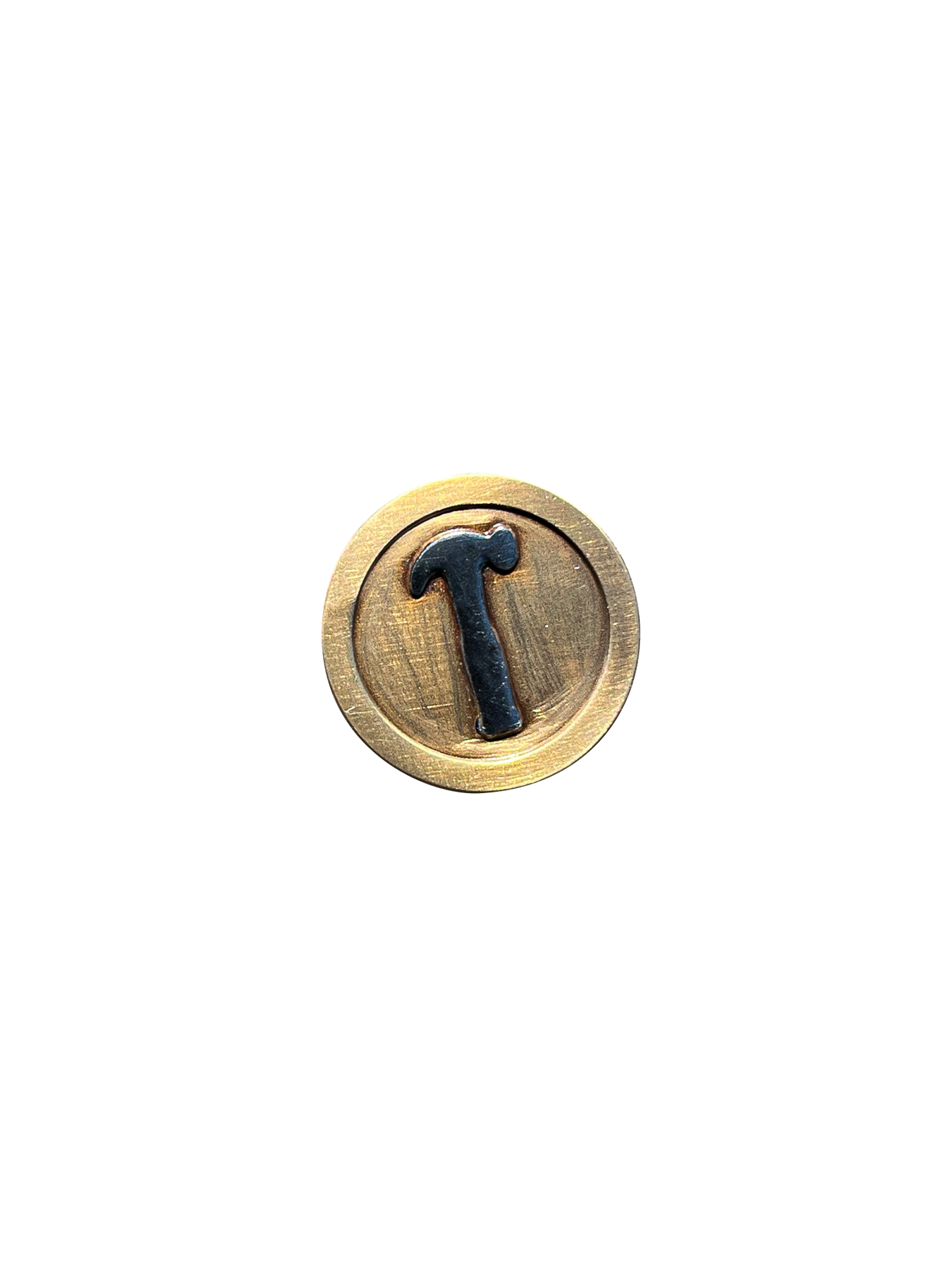 Hammer logo Metal Pin - Gold