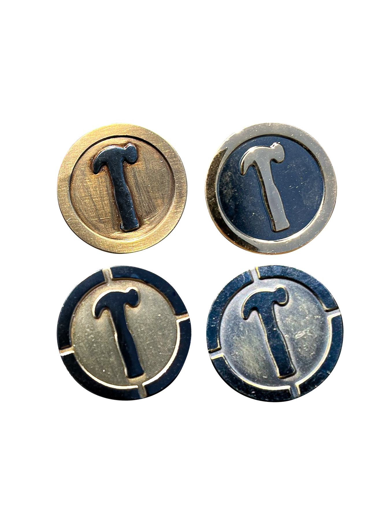 Hammer Logo Metal Pin Set